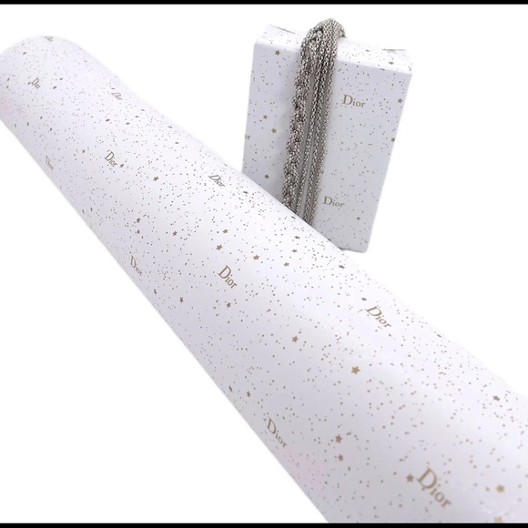 Dior | Party Supplies | Dior Authentic Logo Stars Gift Wrapping Paper ...